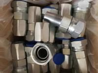 China Crimping Hydraulic 1/4inches Reusable Hose Fittings One Piece for sale