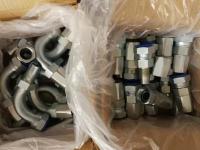 China Crimping Hydraulic 1/4inches Reusable Hose Fittings One Piece for sale