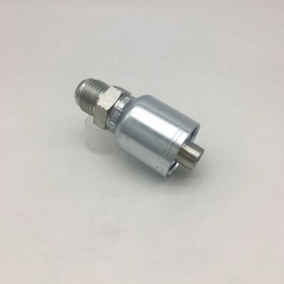 China Npt Male Female 16711 Hydraulic Pipe Ferrule Fittings Hose Crimp One Piece for sale
