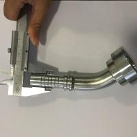 China 87942 Swaged 6000 PSI Hydraulic Hose Connectors SAE Carbon Steel for sale