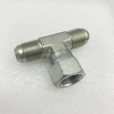 China 1/4inch Cnc Machine Hydraulic Hose Tee Male Female Pipe Fittings for sale