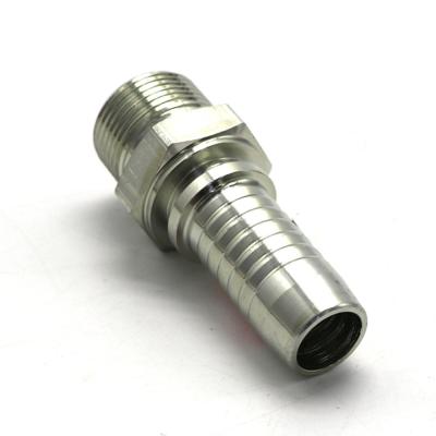 China 12611-10-10 Thread Male Bsp Hose Fittings 60 Degree Cone Seat for sale