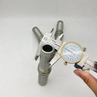 China Metric Standpipe Swaged Hose Fitting 90011 Double Connector High Pressure for sale