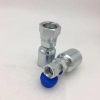 China 26711 Crimping Hydraulic Hose Fittings Carbon Steel BSP JIC Metric One Piece for sale