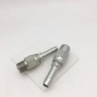 China Swivel Straight 2 Piece Crimp Hydraulic Hose Fitting 15611SW M NPT for sale