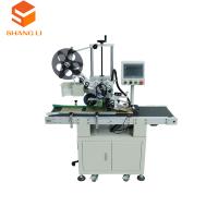 China Automatic Flat Case Labeling Machine Self-Adhesive Label Applicator 24H Unmanned 110V for sale