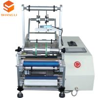 China PLC Controlled Manual Fast Semi Automatic Adhesive Wine Round Bottle Labeling Machine for sale