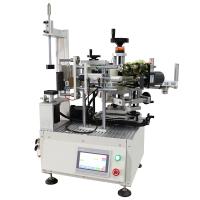 China Semi-Automatic Rotary Hexagonal Bottle Labeling Machine 110V for Flat and Curved Surfaces for sale