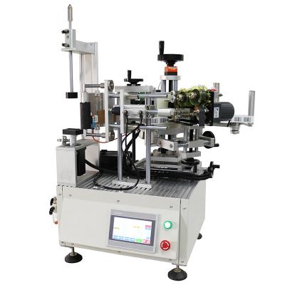 China Semi-Automatic Rotary Hexagonal Bottle Labeling Machine 110V for Flat and Curved Surfaces for sale