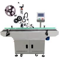 China Automatic Curved Sticker Adhesive Labeling Machine 1500x600x1450mm for Food Packaging for sale