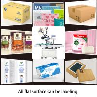 China Automatic Curved Sticker Adhesive Labeling Machine 1500x600x1450mm for Food Packaging for sale
