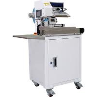 China Automatic Power Cord Cable Labeling Machine Servo Motor 220V 275W Label Wrapping for sale