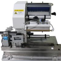 China Automatic Power Cord Cable Labeling Machine Servo Motor 220V 275W Label Wrapping for sale