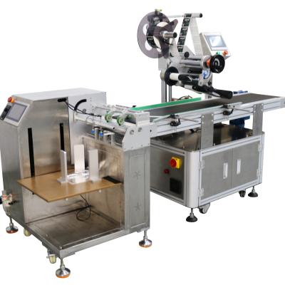 China Electric Driven Packaging Bag Labeling Machine 200W 220V Self-Adhesive Pagination Labeler for sale