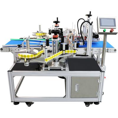 China Easy to Operate Automatic Carton Box Sticker Sealing Machine for Pallet Cargo for sale
