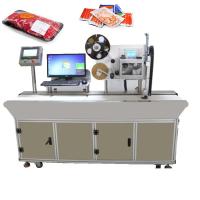 China Carton Packaging Automatic Weigh- Labelling Machines with 220V Voltage and Power for sale