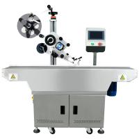 China 304 Stainless Steel Automatic Flat Labeling Machine for Bottles 110V 220V for sale
