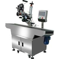 China 304 Stainless Steel Automatic Flat Labeling Machine for Bottles 110V 220V for sale