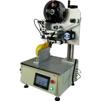 China Simple and Accurate Desktop Semi Auto Manual Labeling Machine for Flat Top Surfaces for sale