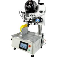 China Simple and Accurate Desktop Semi Auto Manual Labeling Machine for Flat Top Surfaces for sale