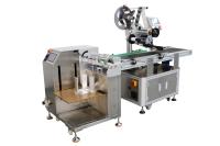 China 220V Fully Automatic Plastic PE Outer Packaging Pagination and Labeling Machine 200W for sale