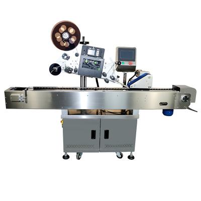 China PLC Controlled Label Applicator for Cylinder Products 220V 600W Automatic Round Bottle Labeling Machine for sale