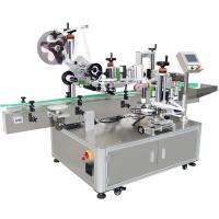 China Automatic Double Sided Labeling Machine for Round Bottles with Date Coder 60 Bottles per Minute for sale
