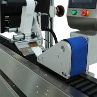 China PLC Controlled Label Applicator for Cylinder Products 220V 600W Automatic Round Bottle Labeling Machine for sale
