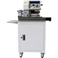 China Folded Flag Labeling Machine Semi-auto Cable Sticker Labeling with 60 KG Capacity for sale