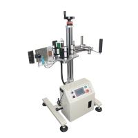 China Automatic Side Labeling Machine for Flat Barcode Stickers 40-120pcs/min 220V for sale