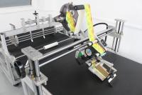 China Fully Automatic Flat Labeling Machine High Capacity 40-120PCS/min SS 304/ SS 316 for sale