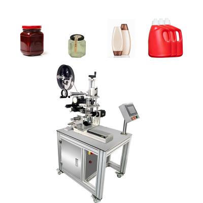 China Semi-Auto Wrap Around Rectangular Bottle Labeling Machine 920x450x520mm 220V for Square Bottles for sale