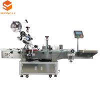 China Electric Driven Full Automatic Flat Surface Bottle Lid Top Plane Labeling Machine 150 CPM for sale