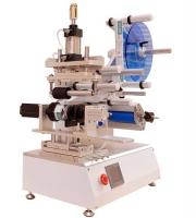 China Semi-Automatic Wood Flat Roller and Motor Rotary Labeling Machine 220V 920x450x520mm with Date Code Printer for sale