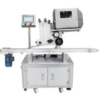 China Beverage Labeling System with Real Time Printing 300dpi Resolution Top Side Application for sale