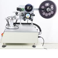 China Motor Cable Flag Folded Electronic Wire Labeling Machine / Plastic Tube Label Equipment for sale