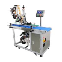 China 5000 Sets/Month Capacity Flat Box Sticker Jar Labeler for Assembly Line Production for sale