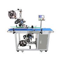 China 5000 Sets/Month Capacity Flat Box Sticker Jar Labeler for Assembly Line Production for sale