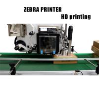 China Automatic Flat Sticker Labeling Machine for Plastic Bags 300dpi 80pcs/min for sale