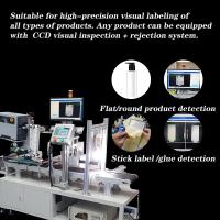 China 220V Voltage CCD Visual Labeling Machine for Carton Packaging Box Foam Board PCB Board for sale