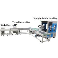 China 220V Voltage CCD Visual Labeling Machine for Carton Packaging Box Foam Board PCB Board for sale