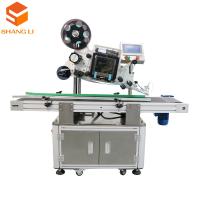 China Automatic Flat Label Applicator for Cartons 300dpi Print Resolution 30-80pcs/min Labeling Speed for sale