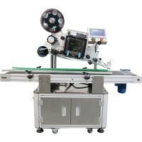 China Automatic Flat Label Applicator for Cartons 300dpi Print Resolution 30-80pcs/min Labeling Speed for sale