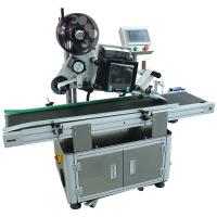 China Automatic Flat Label Applicator for Cartons 300dpi Print Resolution 30-80pcs/min Labeling Speed for sale