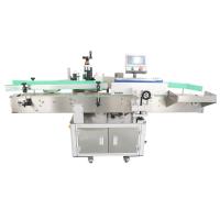 China Automatic Round Bottle Wrap Around Sticker Labeling Machine 150 Containers Per Minute for sale