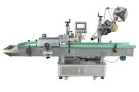 China Automatic Round Bottle Wrap Around Sticker Labeling Machine 150 Containers Per Minute for sale