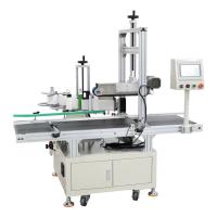 China Automatic Flat Labeling Machine 200W 220V Two Side Manual Pasting for Plastic Adhesive Labels for sale