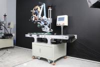 China Motor-driven Auto Flat Labeling Machine for Lithium LiPo Battery Pack Cell Marking Date for sale