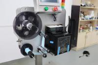China Industrial Food Packaging Label Applicator with Barcode Printing 300dpi 6-10ips for sale