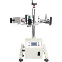 China Desktop Automatic Labeling Machine for Flat Bottle Speed 40-1200PCS/min Roll ID 76mm for sale